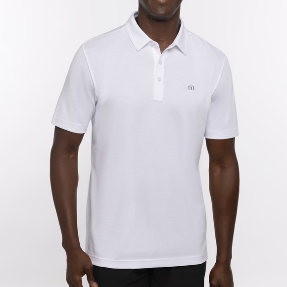Travis Mathew | Shirts | Nwt Travis Mathew The Ten Year 2 Polo In White ...